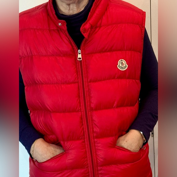 Moncler | Jackets & Coats | Moncler Red Puffer Vest For Men | Poshmark